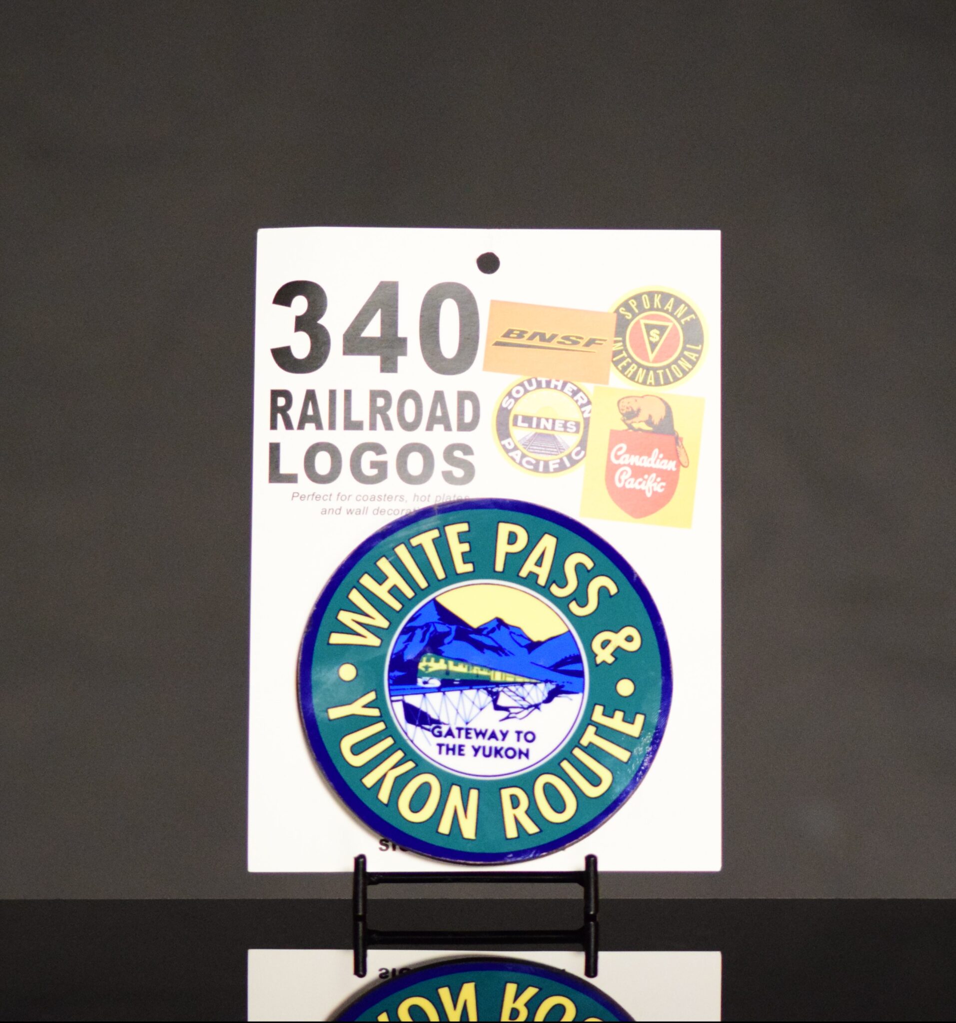 4″ Railroad Coaster/Sign – Sam McGee's