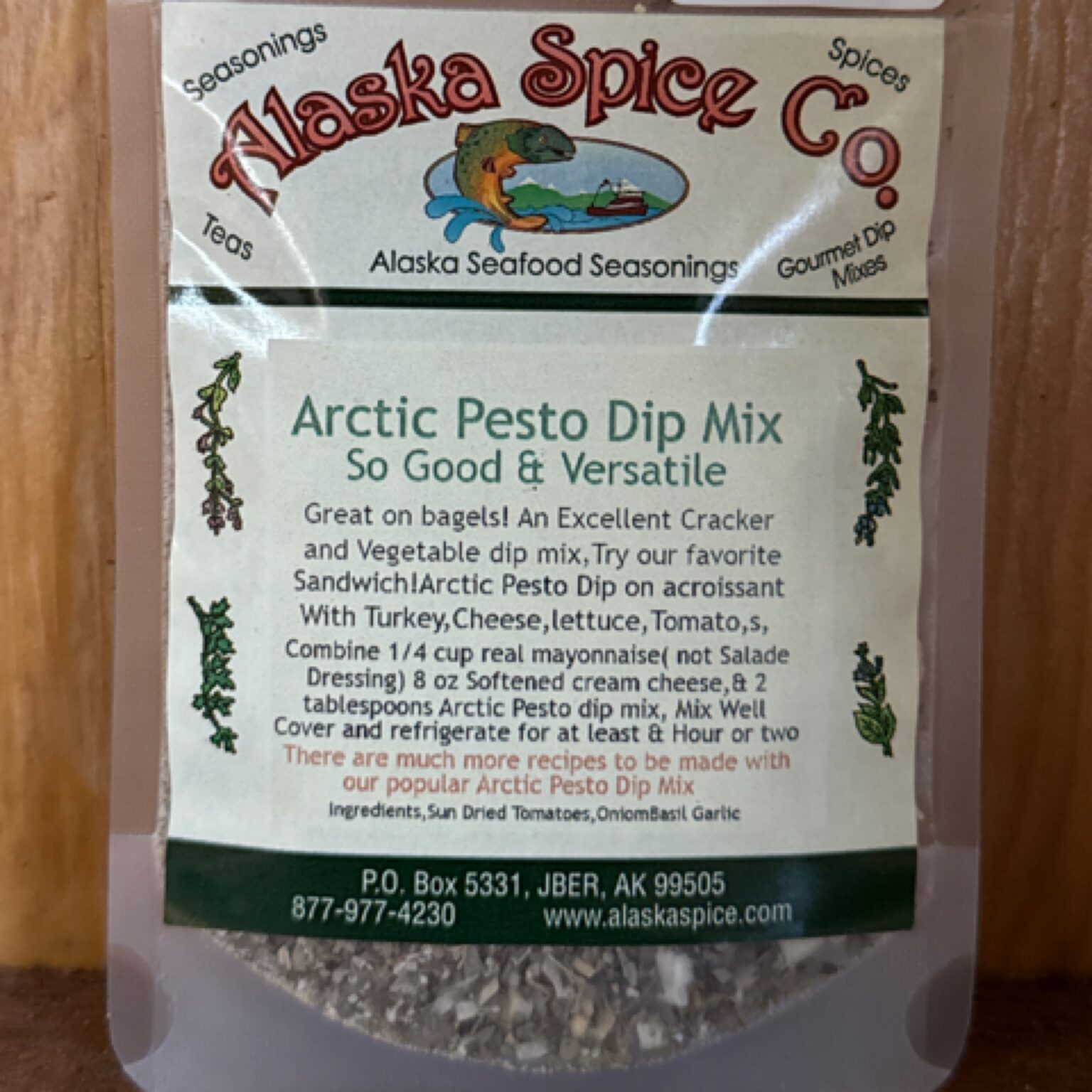 Arctic Pesto Dip Mix – Sam McGee's
